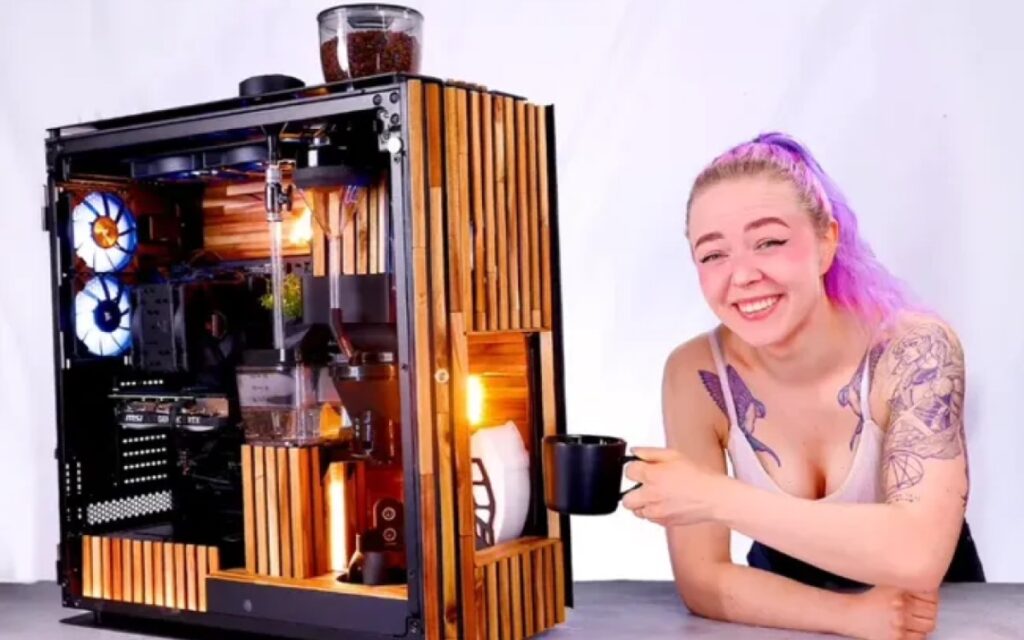 Modders create PC with coffee machine inside – ZaReason