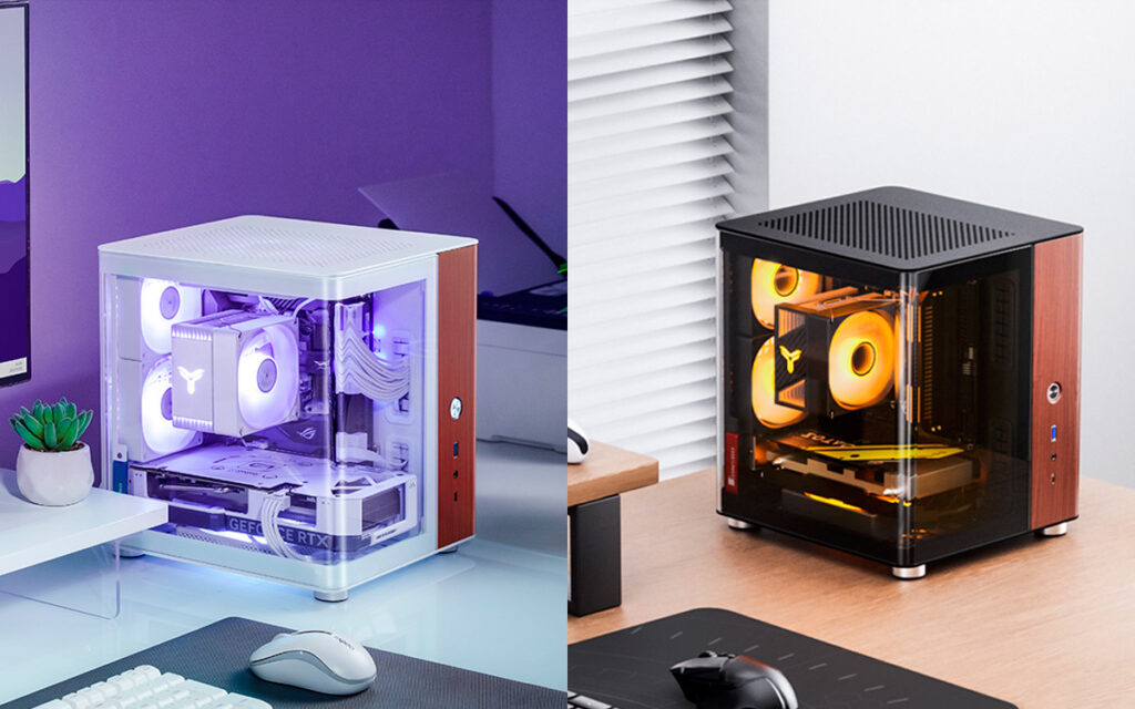 Jonsbo’s TK-0 case is a beautiful ITX case with curved glass and wood accents – ZaReason