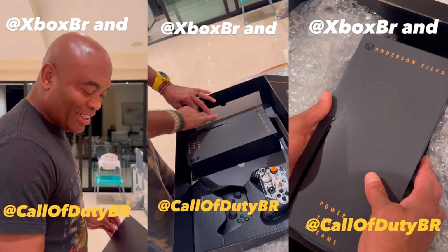 Call of Duty Black Ops 6: Anderson Silva gets custom version of Xbox ...